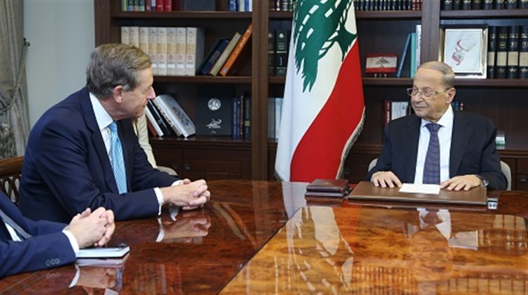 tayyar.org - الرئيس عون اكد امام الموفد التجاري لرئيس الوزراء البريطاني ...